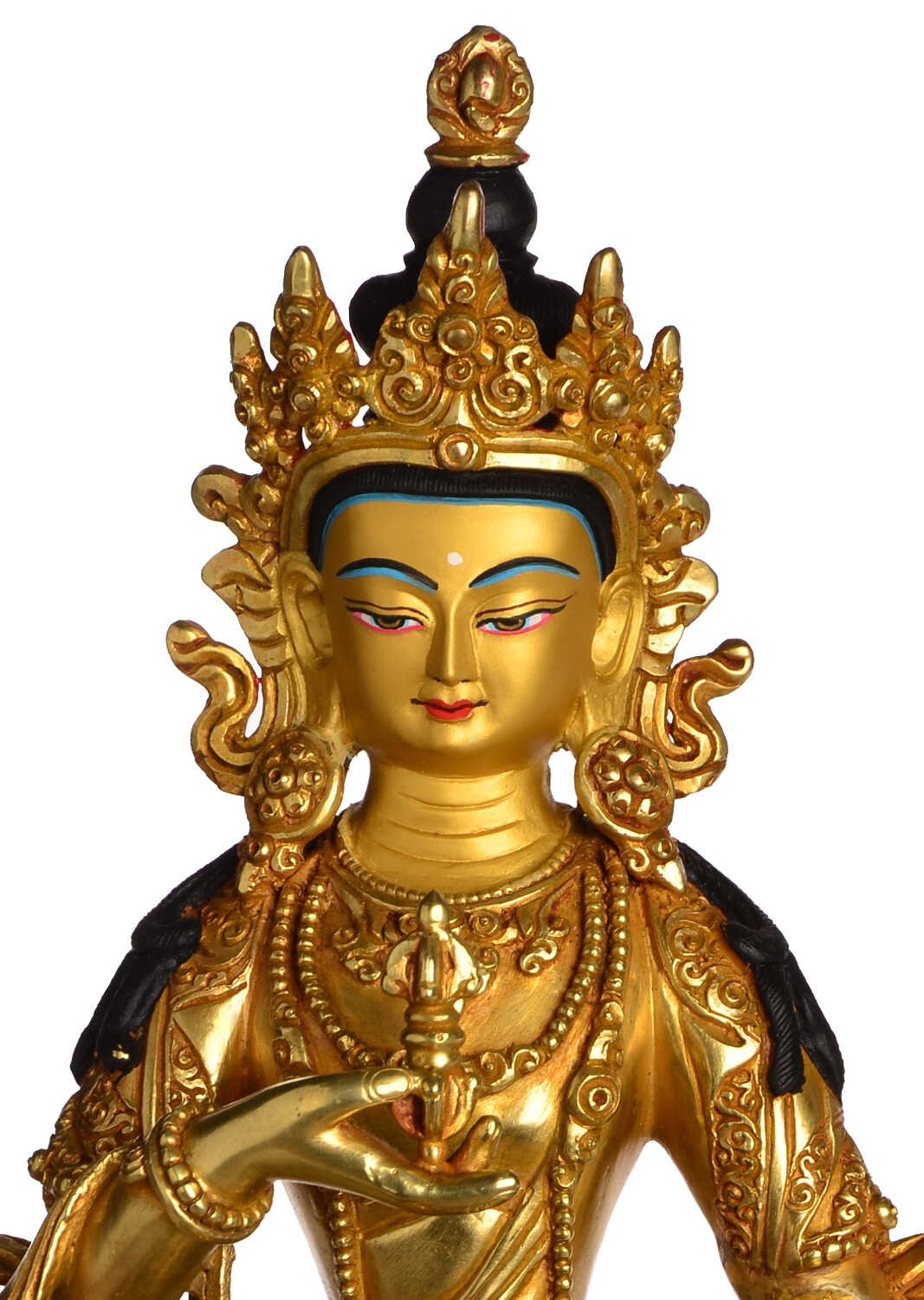 Vajrasattva Statue feuervergoldet 22 cm Premiumqualität Nepal kaufen
