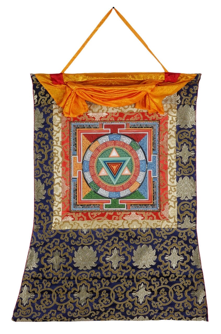 Thangka Yantra Bhuvaneshvari - 66x83 cm I Buddhafiguren.de