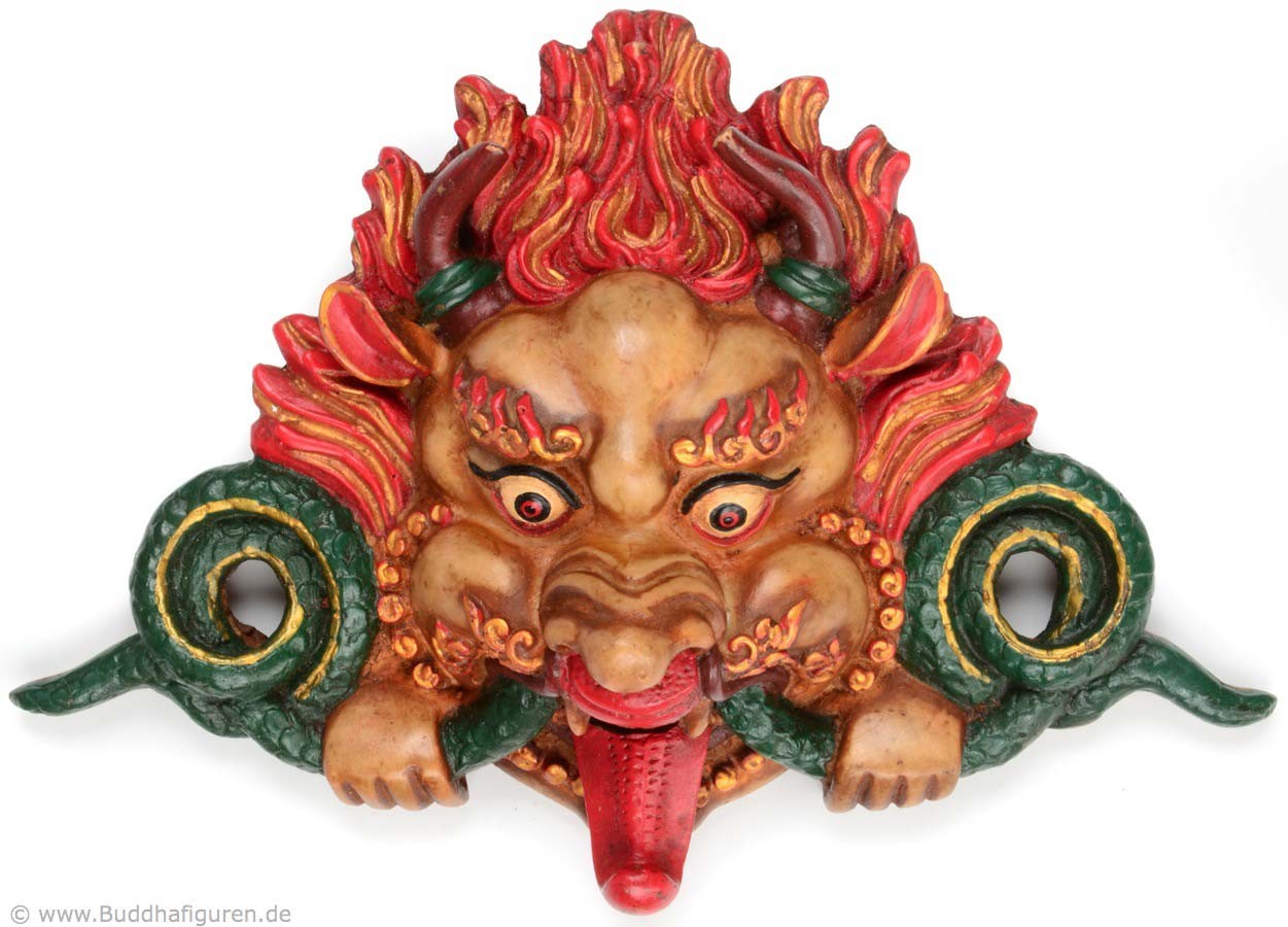 Chhepu Maske 15 cm Messing