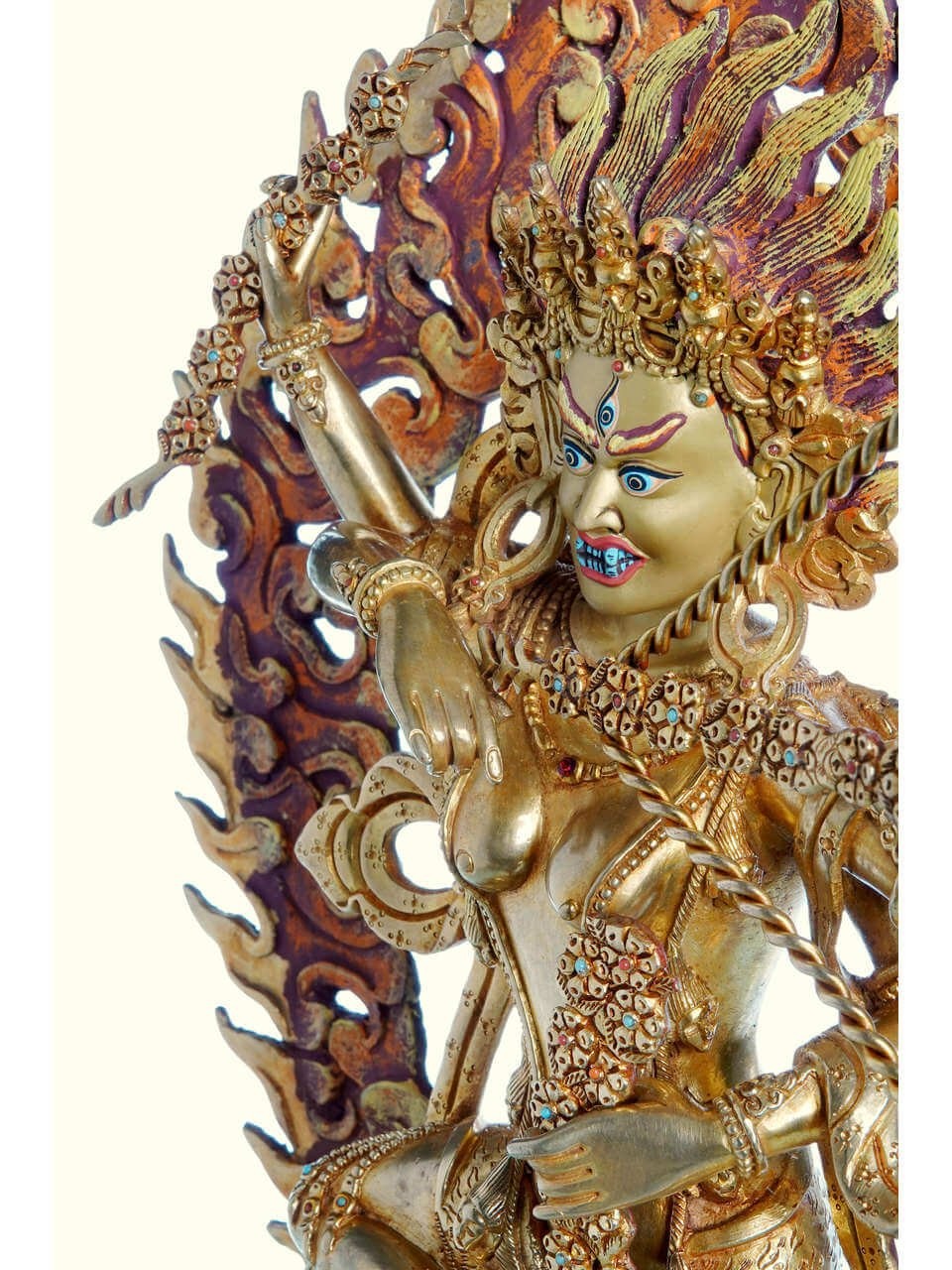 Kurukulla 2 - Rote Tara 41 cm volleuervergoldete Statue