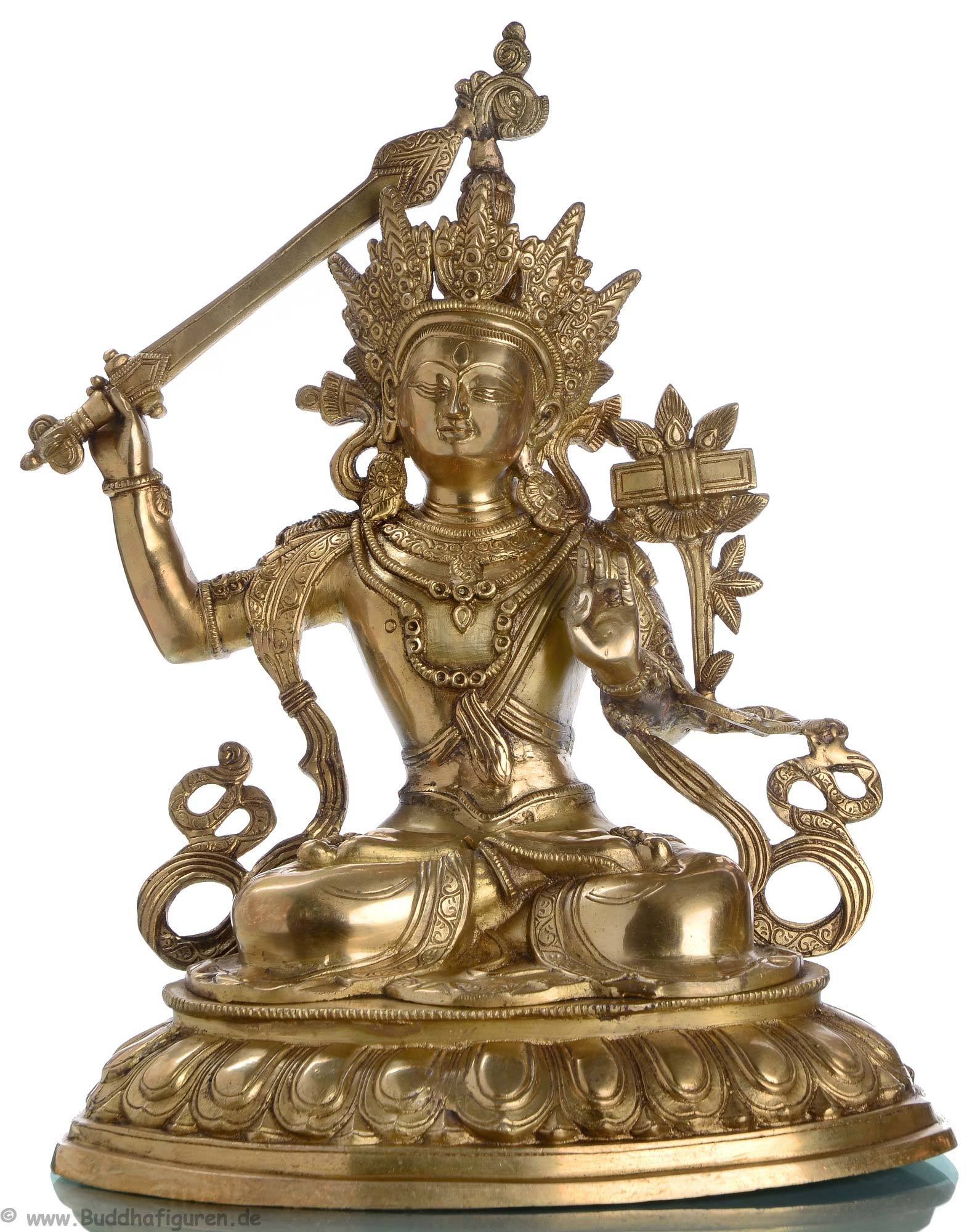 Manjushri - Messing 48cm
