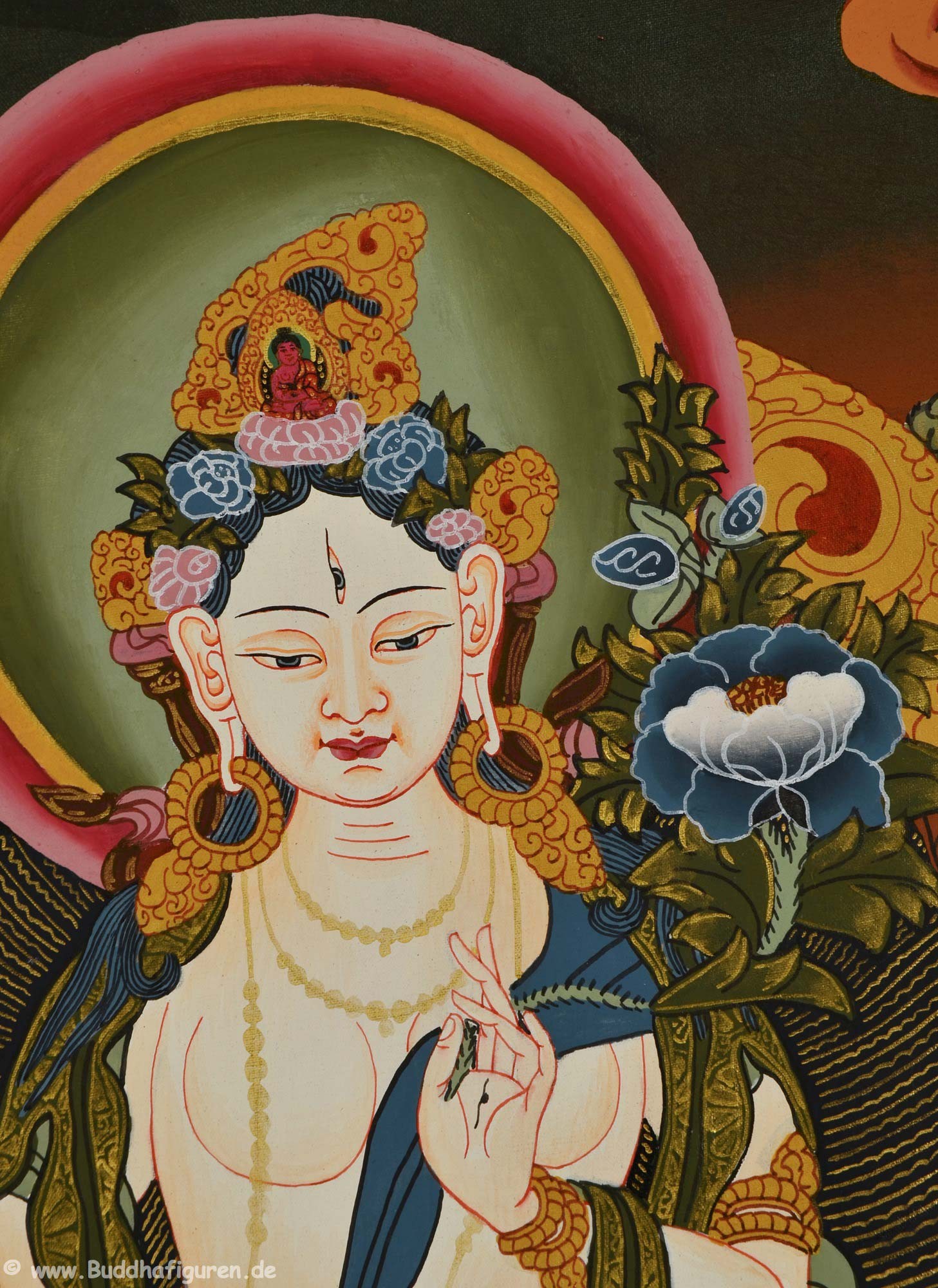 Thangka - Weiße Tara